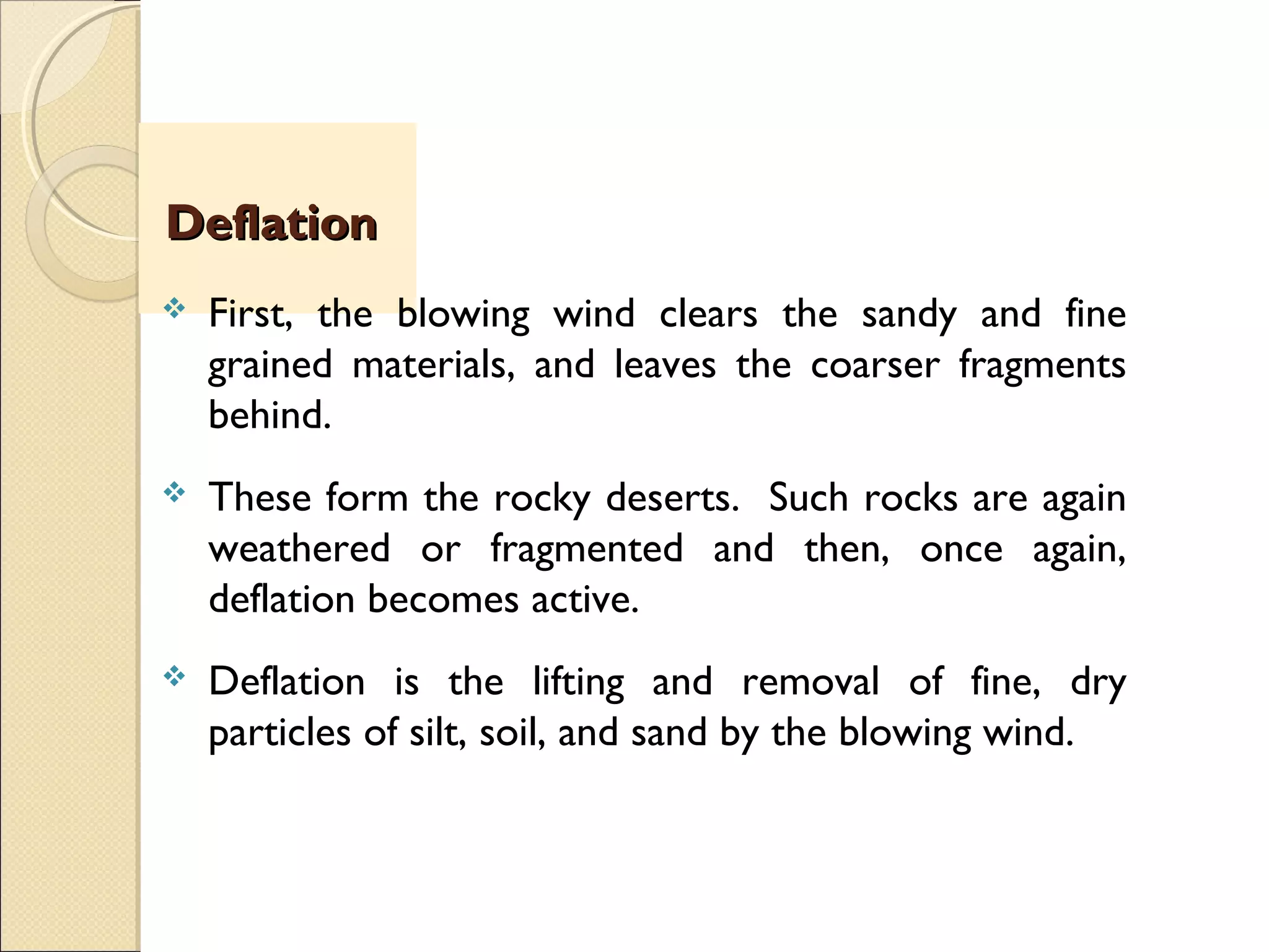 Aeolian processes and landforms | PPT
