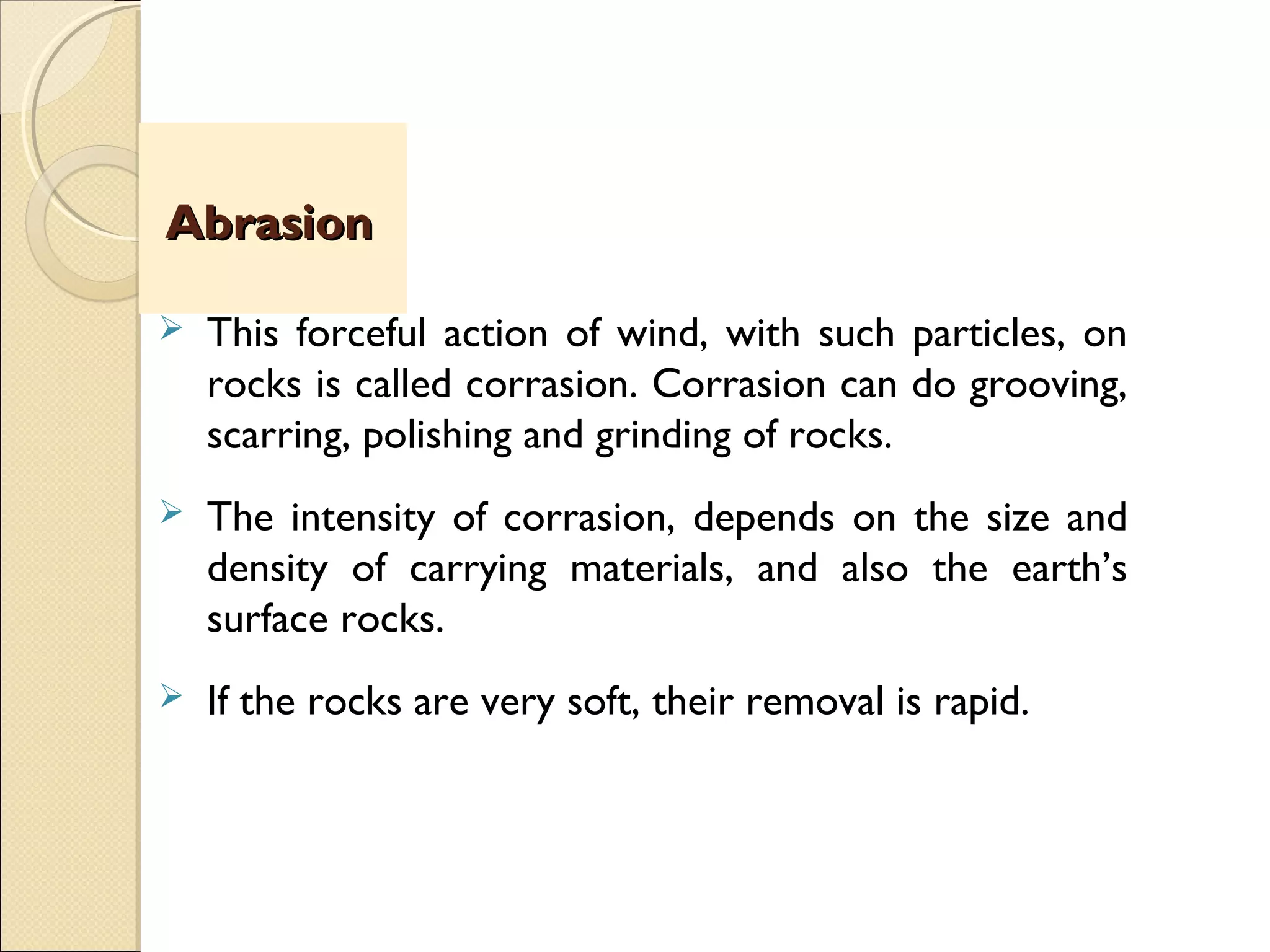 Aeolian processes and landforms | PPT