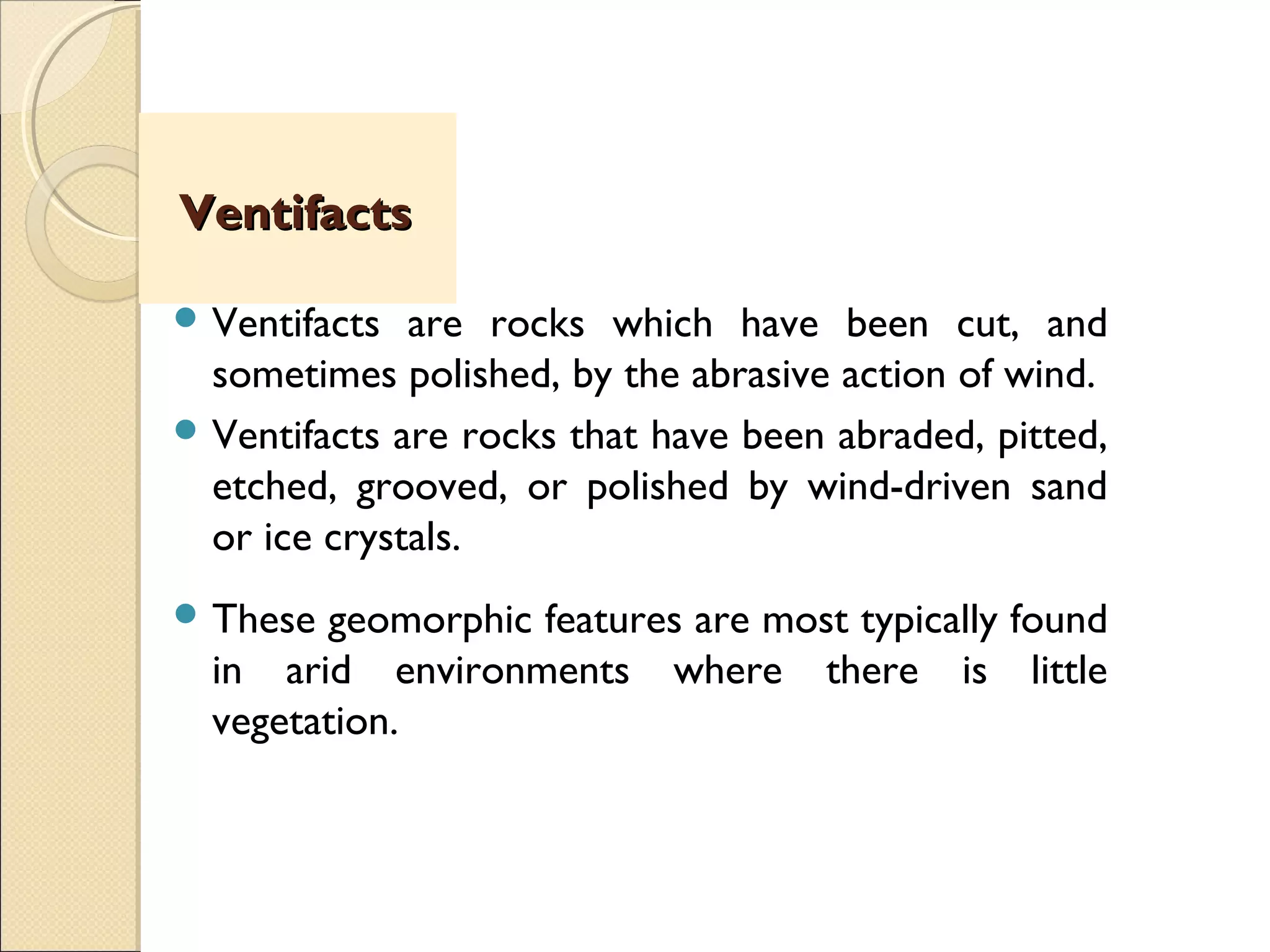 Aeolian processes and landforms | PPT