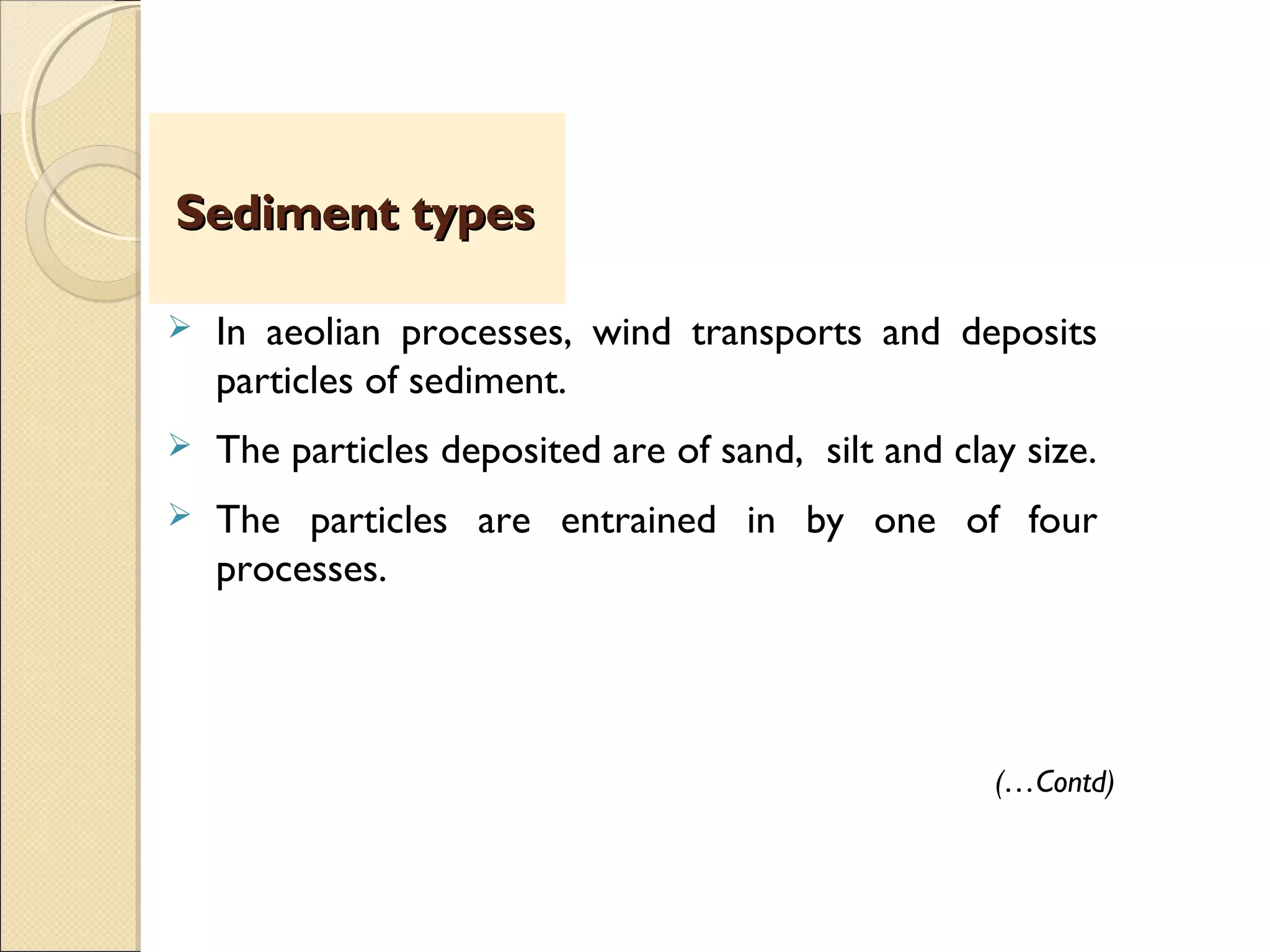 Aeolian processes and landforms | PPT