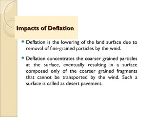 Aeolian processes and landforms | PPT