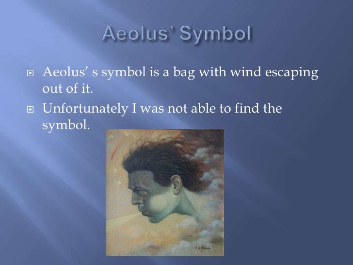 Aeolus God Of Wind With Odysseus