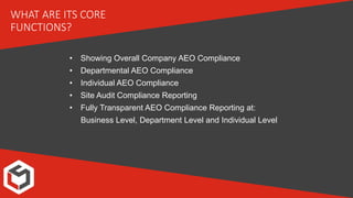 AEO Compliance & Mangement Presentation | PPTX