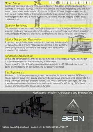 Aeon Architects | PDF
