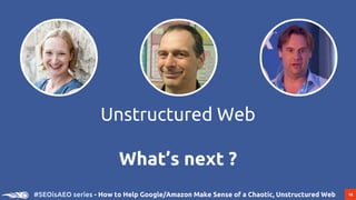 #SEOisAEO: How to Help Google/Amazon Make Sense of a Chaotic ...