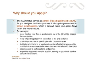 Aeo Tool Simplicity | PPT