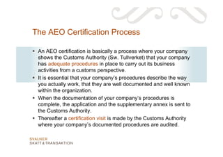 Aeo Tool Simplicity | PPT