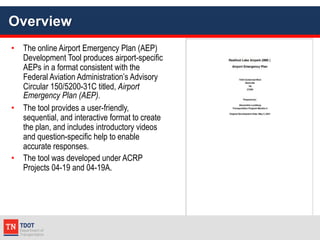 Airport Emergency Planning Powerpoint presentation | PPTX