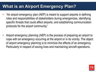 Airport Emergency Planning Powerpoint presentation | PPTX