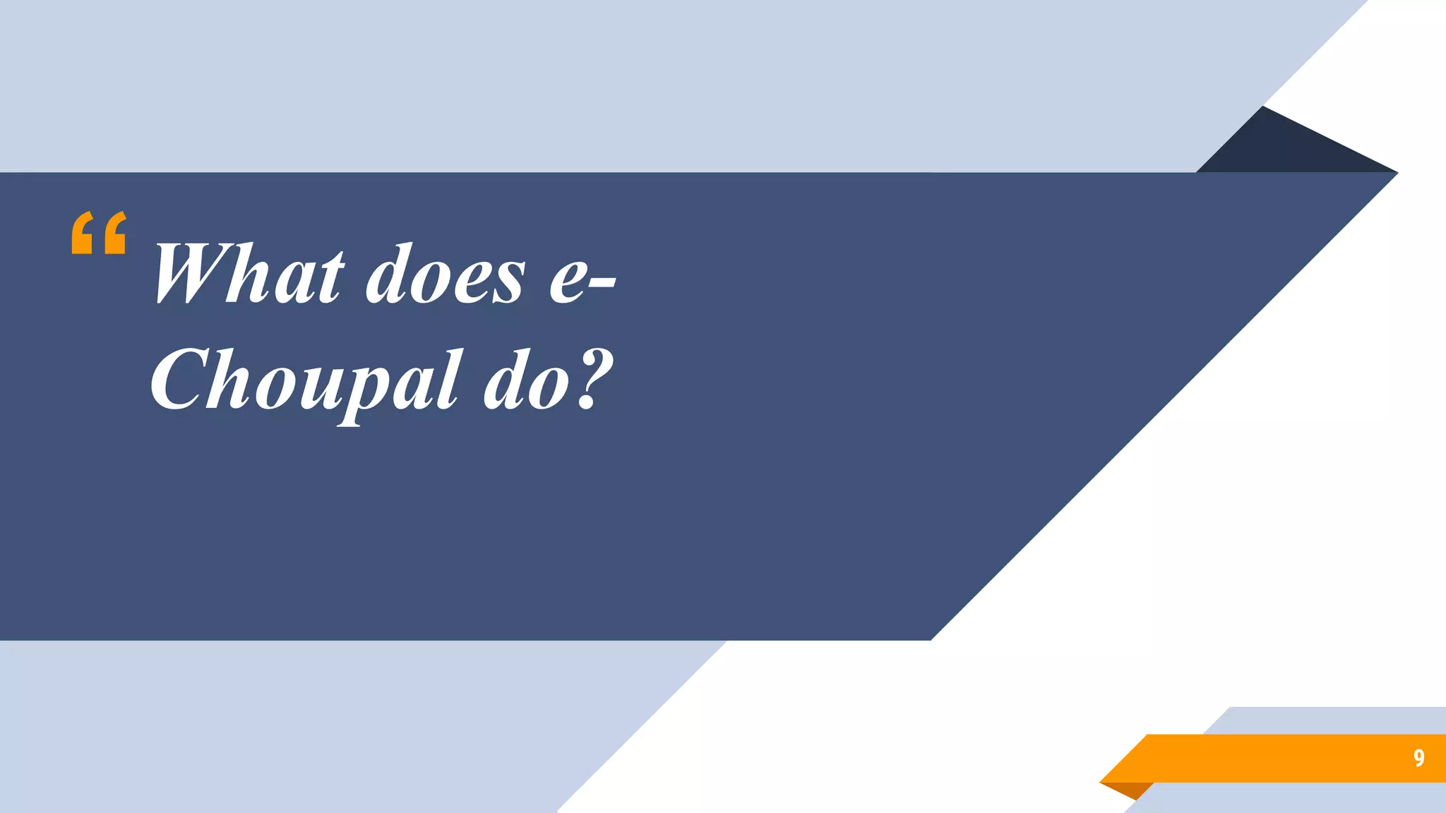 AEP Case study E-Choupal.pptx | Free Download