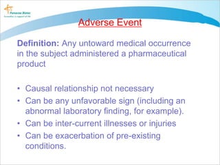 ADVERSE EVENT PPT ATUL | PPTX