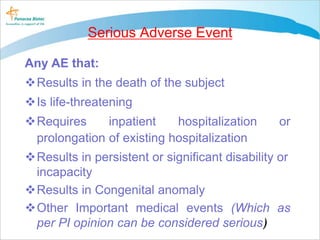 ADVERSE EVENT PPT ATUL | PPTX