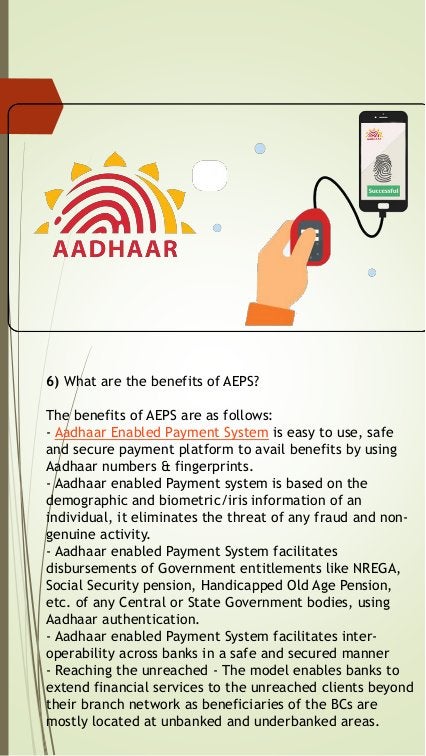 FAQ For Aadhar Enabled Payment System | Cash Withdrawal | PDF