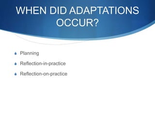 AERA Adaptation of Health Education Curricula | PPT