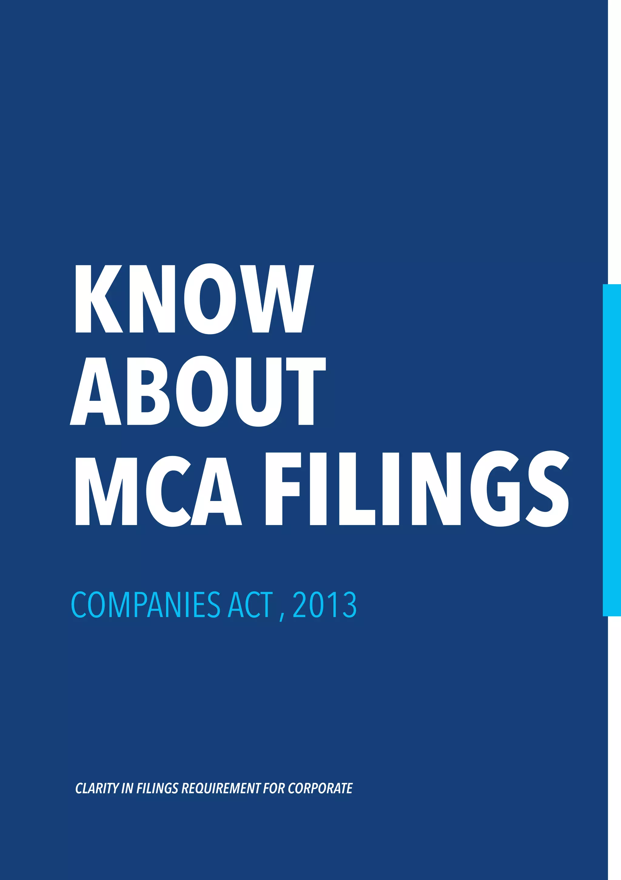 Aera know about mca filings version1 | PDF | Business Accounting ...