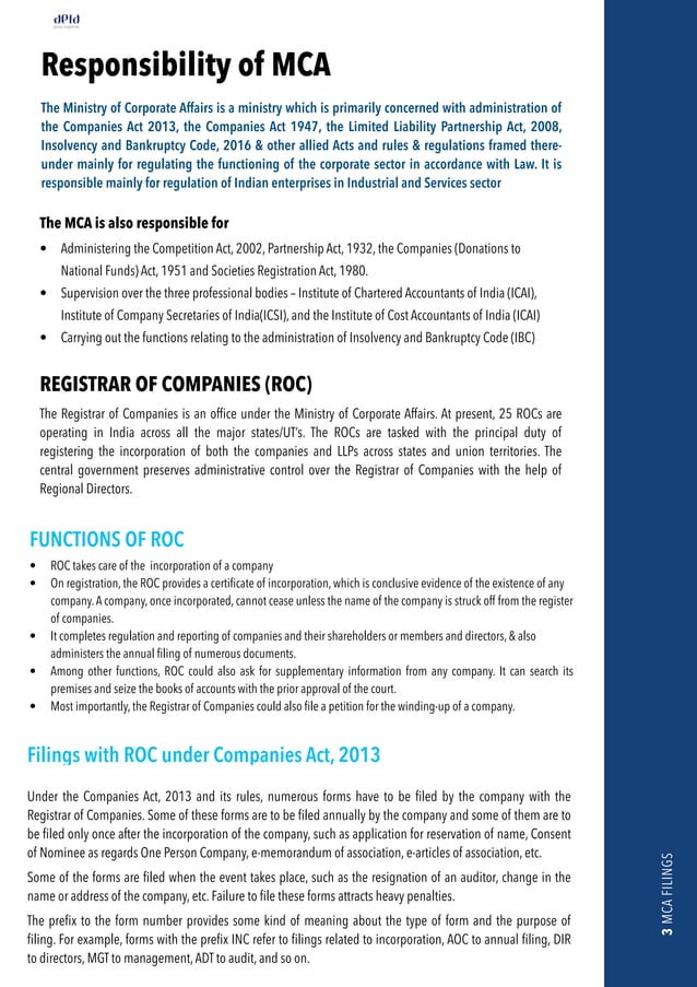 Aera know about mca filings version1 | PDF | Business Accounting ...