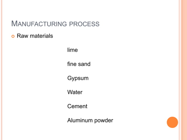 Aerated autoclaved-concrete | PPT