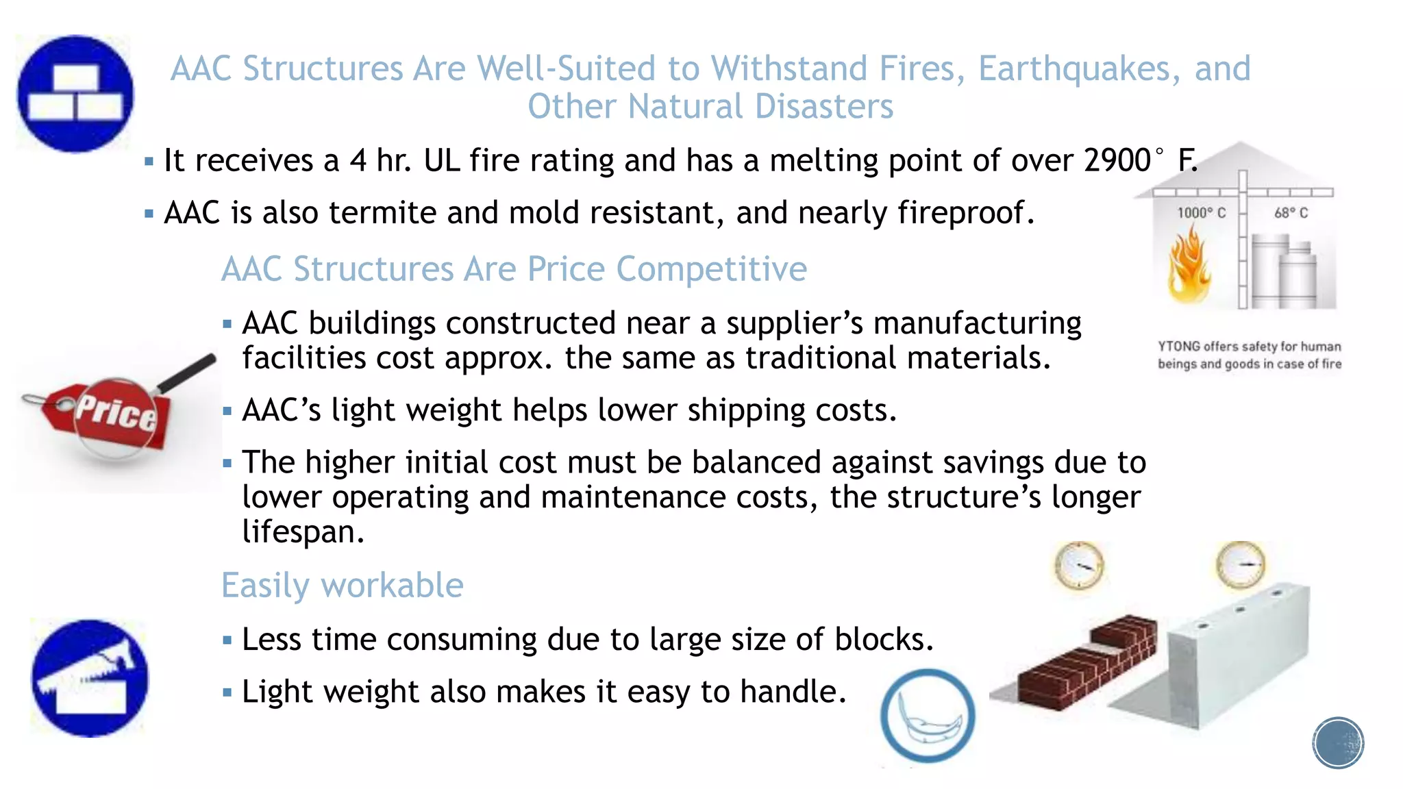 Aerated autoclaved concrete | PPTX