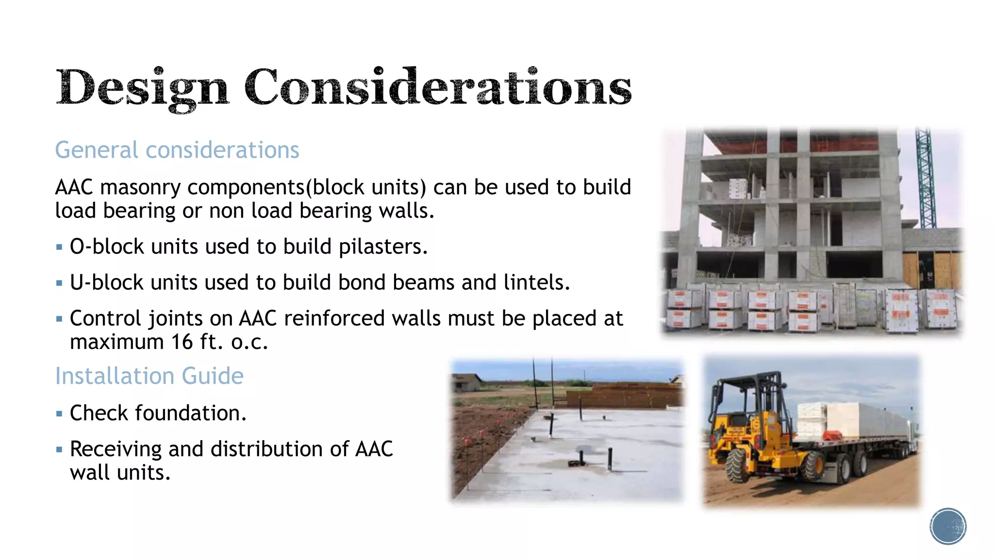 Aerated autoclaved concrete | PPTX