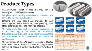 Aerated autoclaved concrete | PPTX