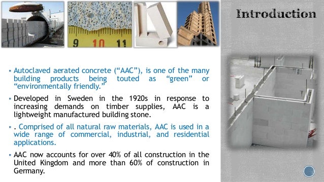 Autoclaved Aerated Concrete Construction Details