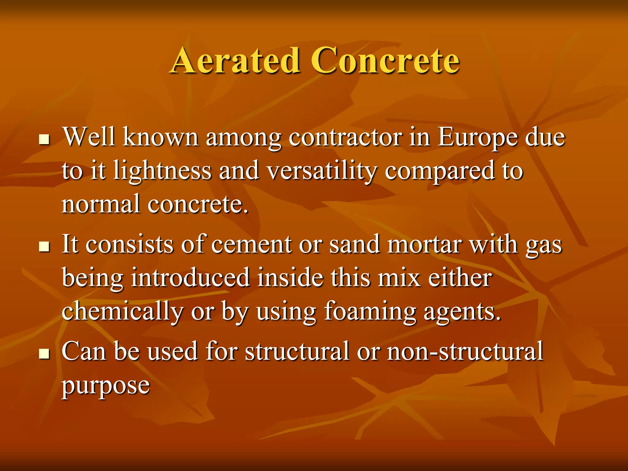 Aerated concrete | PDF