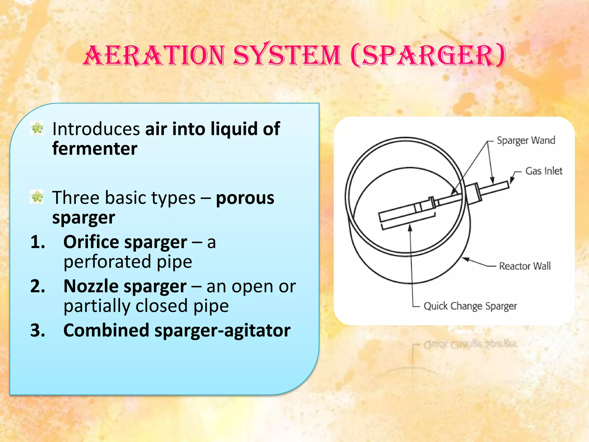 Aeration & agitation in fermentation | PPTX