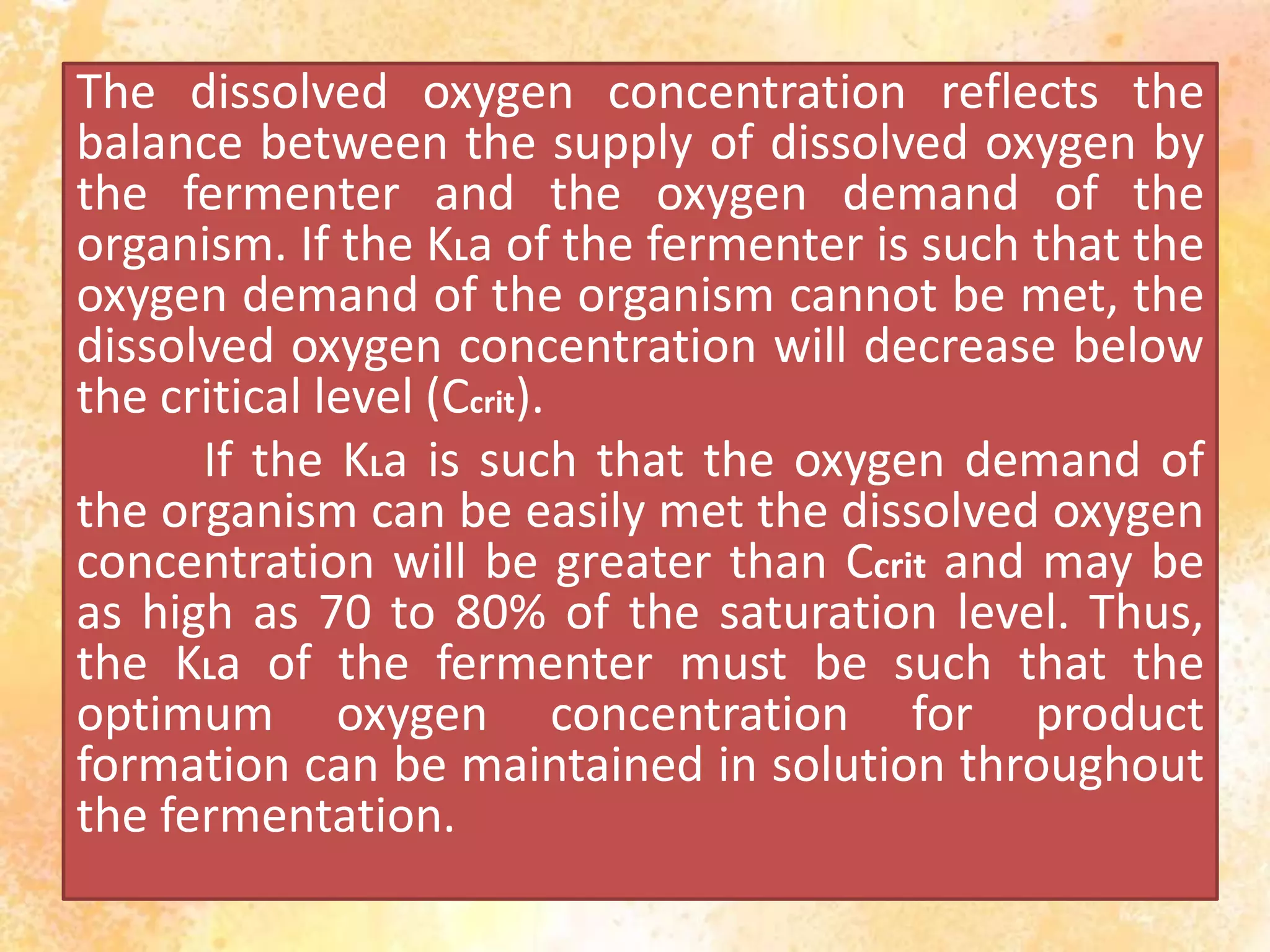 Aeration & agitation in fermentation | PPTX