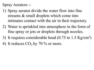 Aeration for Water Treatment.ppt