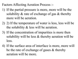 Aeration for Water Treatment.ppt