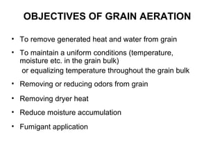 Aeration of storage structures | PPT