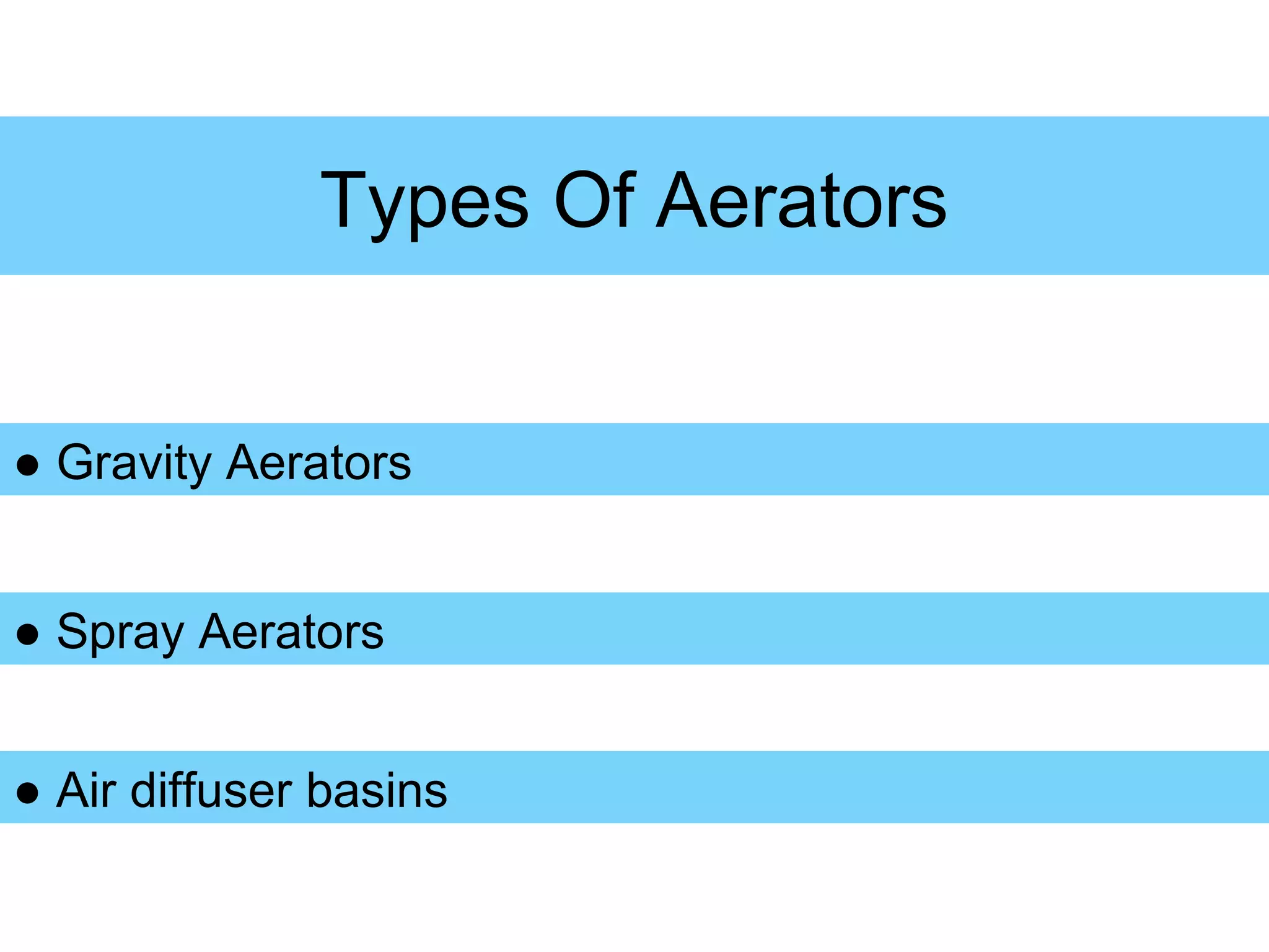 Aeration ppt by Sajal | PPT