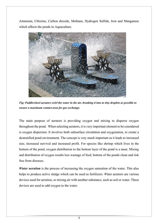 Aerators & Their Design in The Aquaculture Farm and Hatcheries.pdf ...