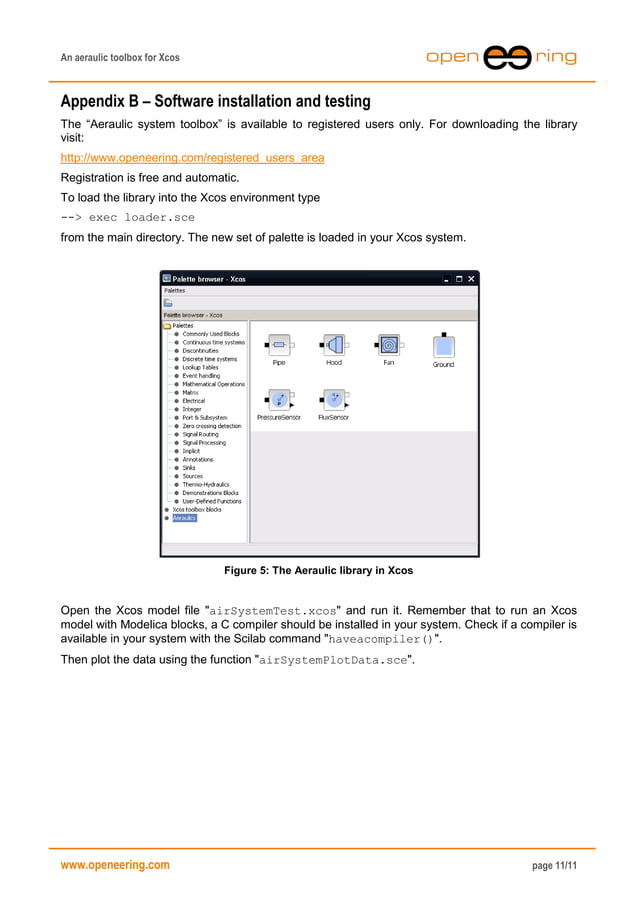 Aeraulic toolbox for Xcos | PDF | Physics | Science