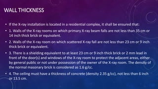 Aerb guidelines for x ray and ct installation | PPTX