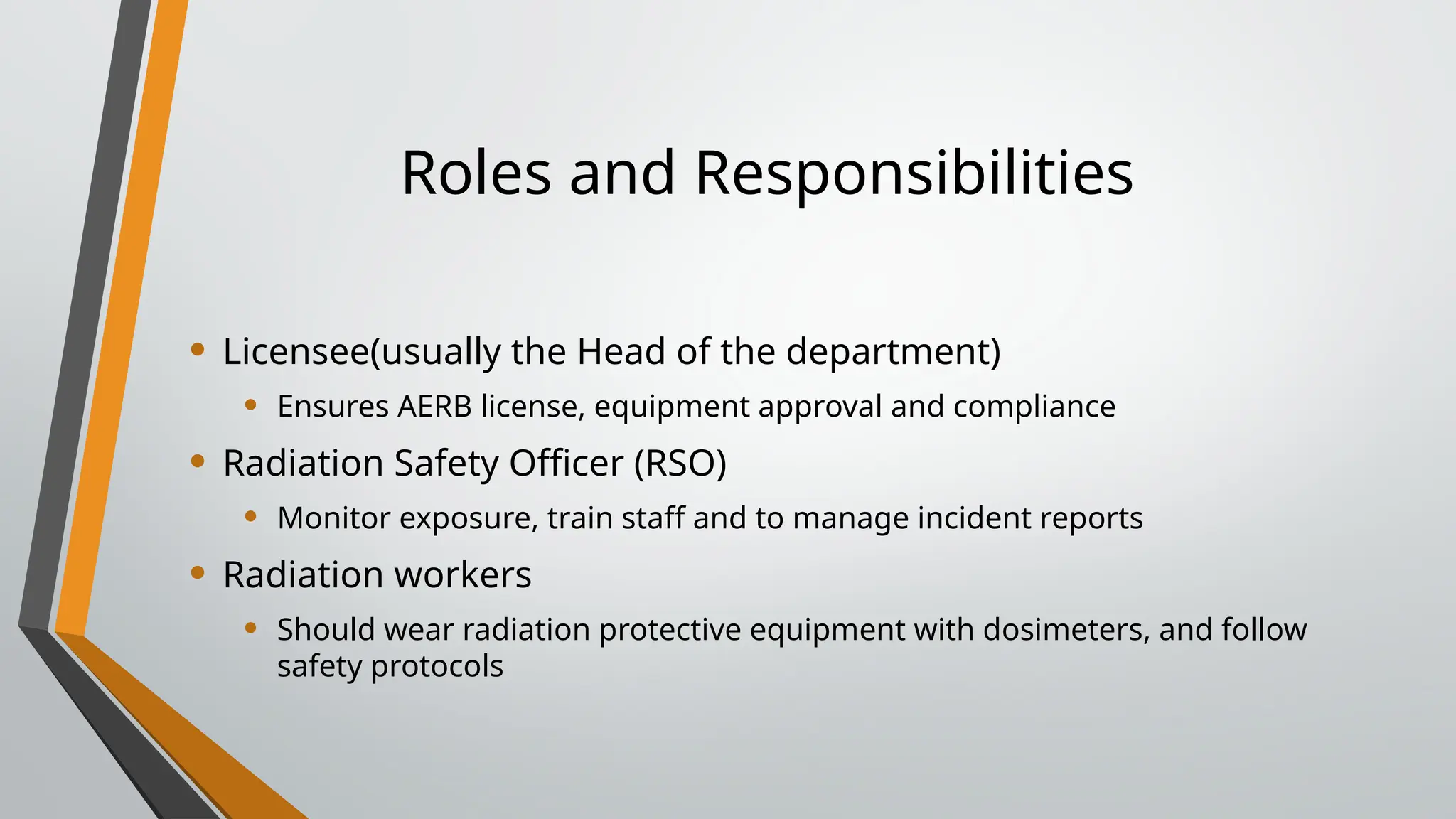 AERB GUIDELINES IN RADIATION SAFETY.pptx