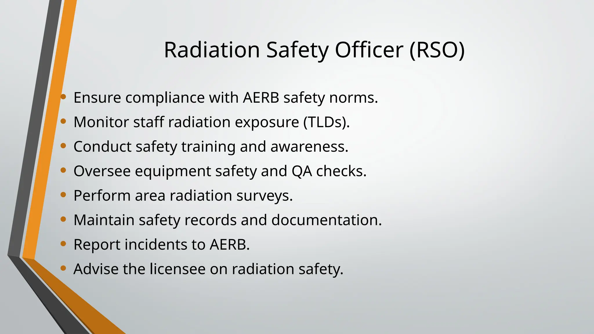 AERB GUIDELINES IN RADIATION SAFETY.pptx