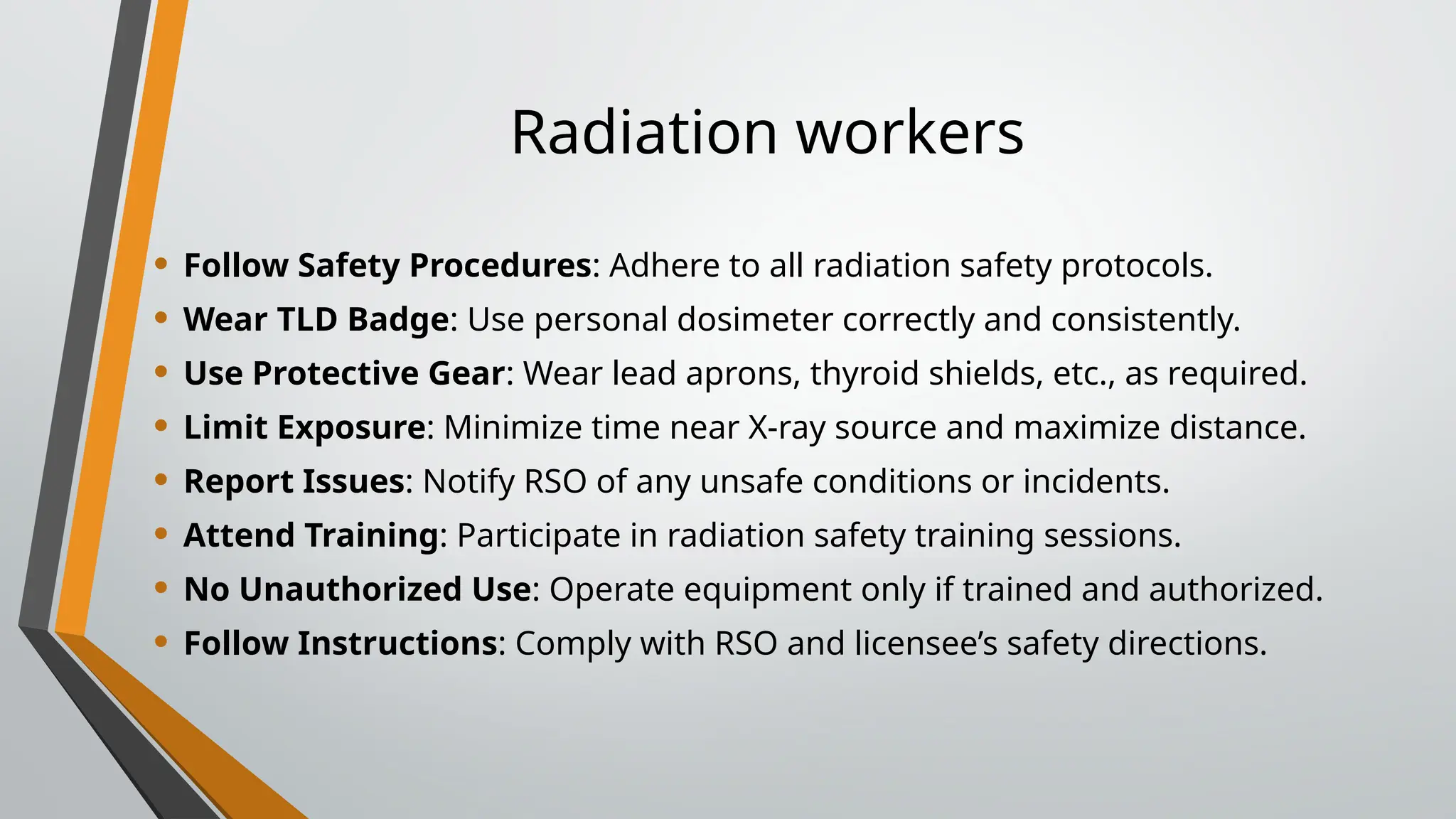 AERB GUIDELINES IN RADIATION SAFETY.pptx