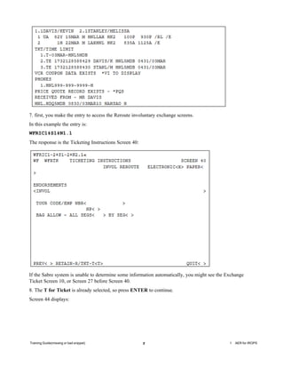 Sabre GDS Reservation system and ticketing | PDF
