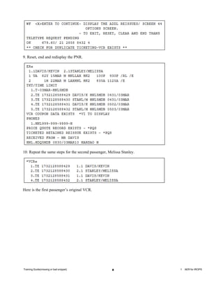 Sabre GDS Reservation system and ticketing | PDF