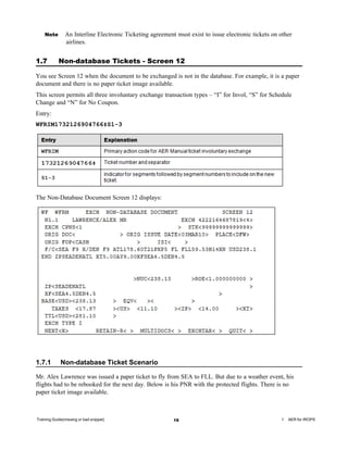 Sabre GDS Reservation system and ticketing | PDF