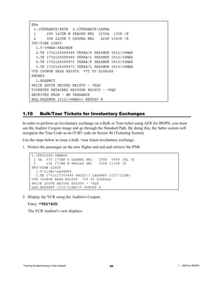 Sabre GDS Reservation system and ticketing | PDF