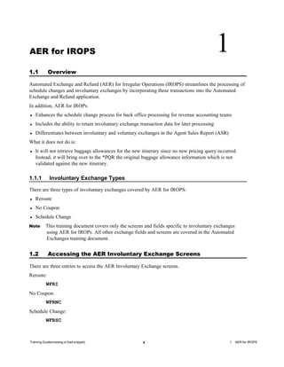 Sabre GDS Reservation system and ticketing | PDF
