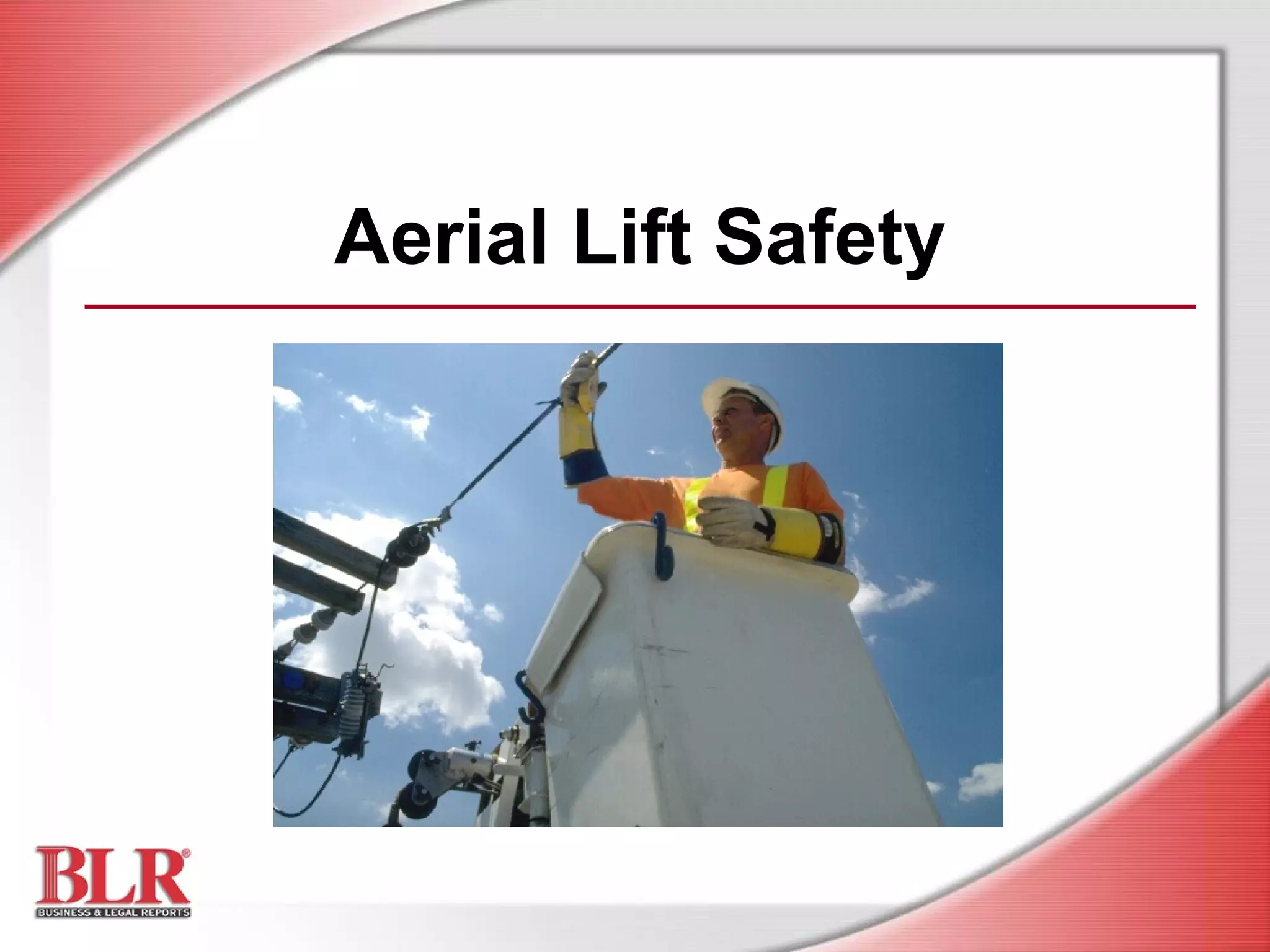 Aerial lift-safety-power point | PPT