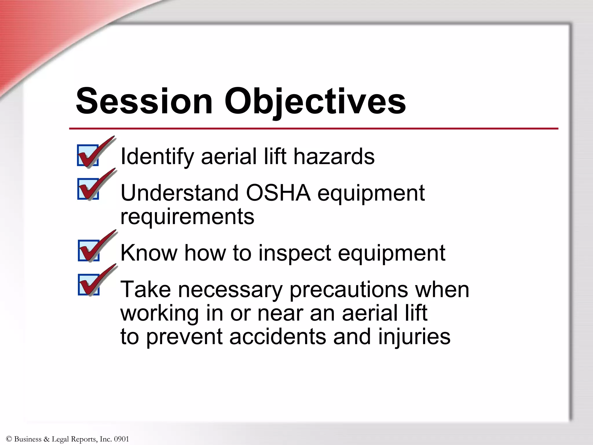 Aerial lift-safety-power point | PPT