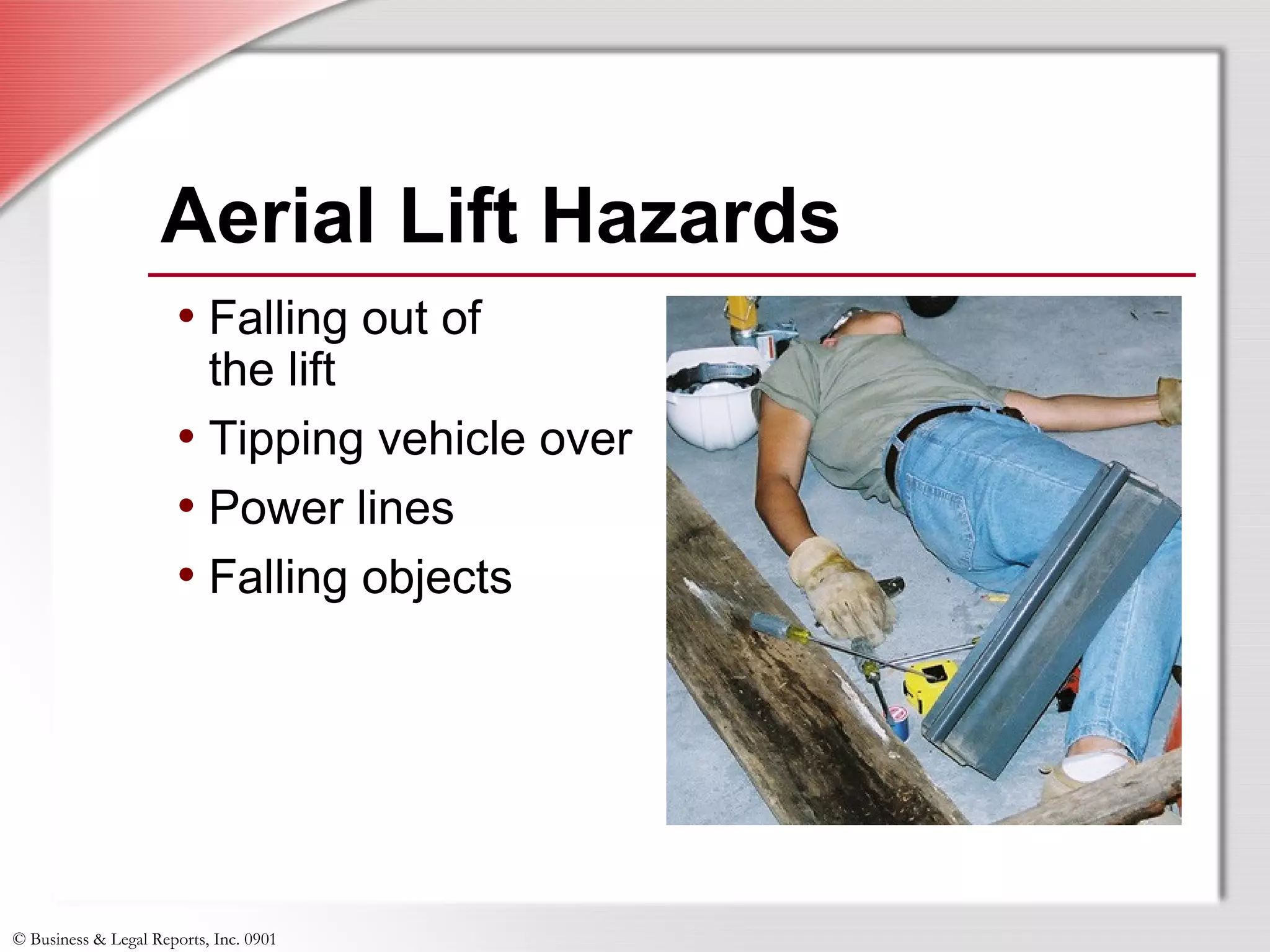 Aerial lift-safety-power point | PPT