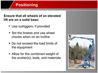 Aerial-Lift-Safety of SOP.ppt hse3 p for | PPT