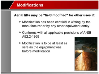 Aerial-Lift-Safety of SOP.ppt hse3 p for | PPT