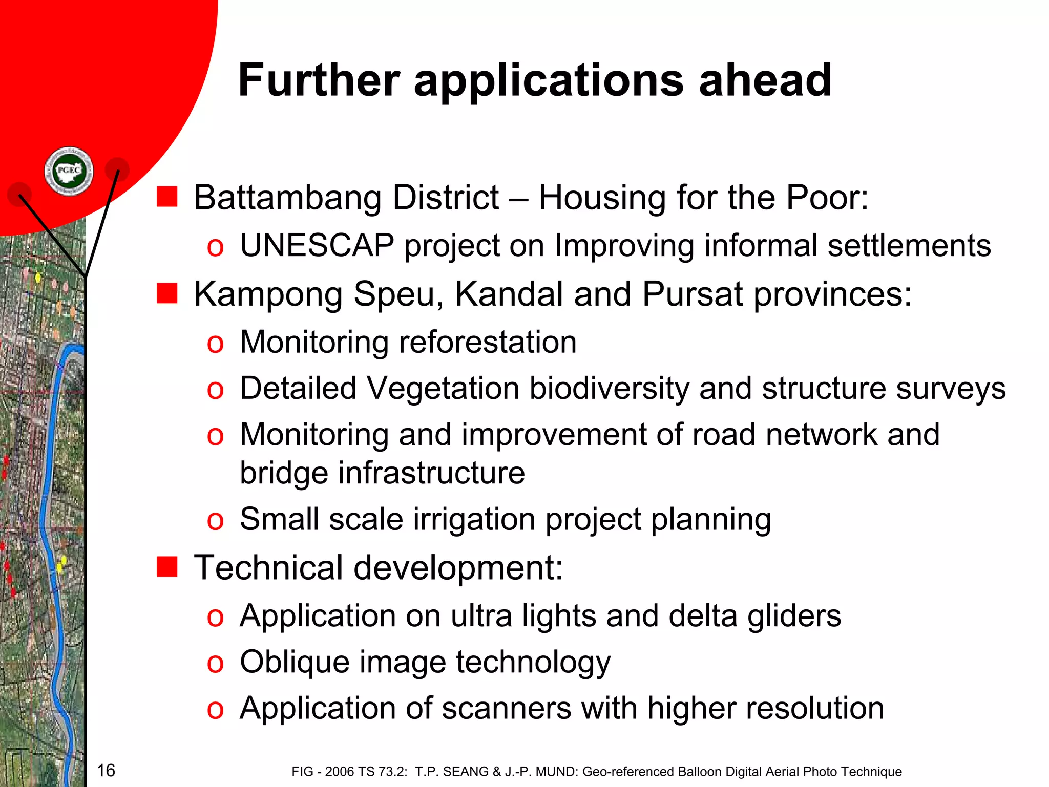 Aerial Photo Ballon Technique Mapasia2006 | PPT