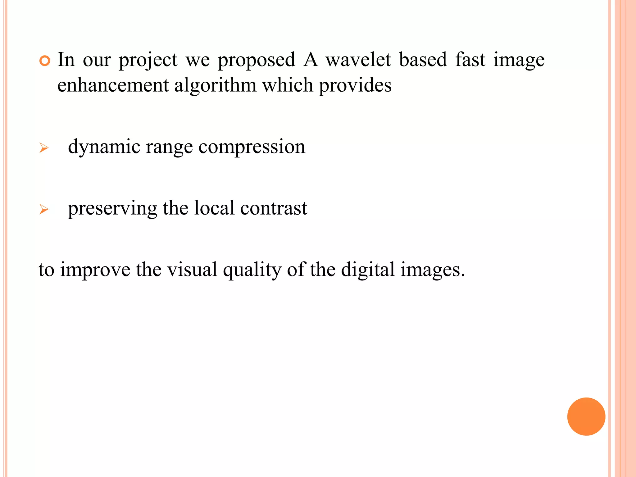 image enhancement technique for aerial imagery | PPTX